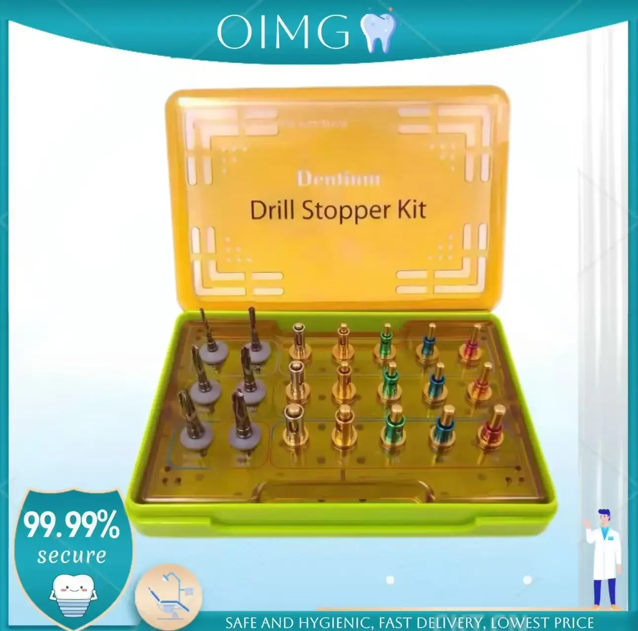 Denton-Self-Stop-Ring-Tool-Box-100-Original-XDS-Tooth-Drill-Plug-Kit ...