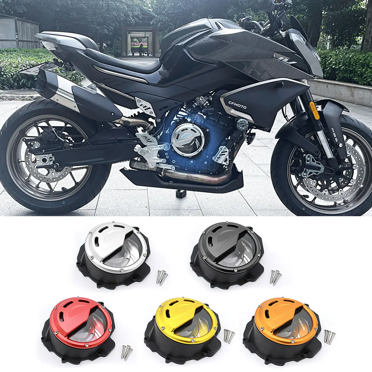 SEMSPEED-For-CFMOTO-800NK-2023-Transparent-Clutch-Cover-Motorcycle ...