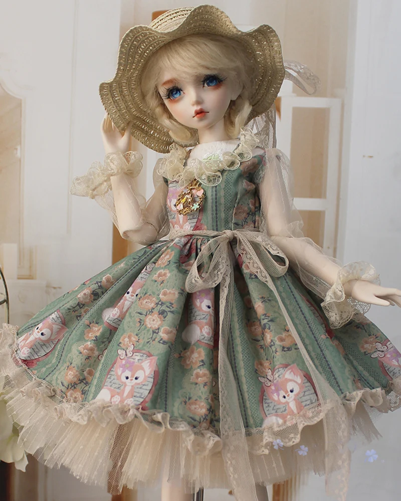 1/6 1/4 1/3 Scale Bjd Lolita Clothes Fairy Dress Suit Western-style ...