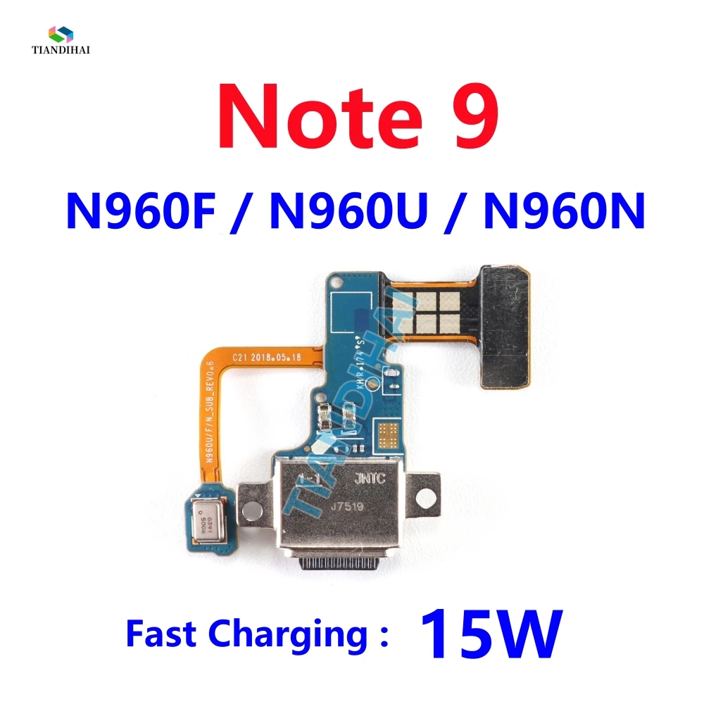 Note 9 Fast Charging Port Flex Cable For Samsung Galaxy Note9 N960F ...