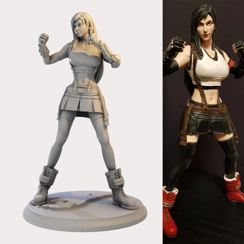 โมเดลเรซิ่น Tifa 1 6 | Figure Resin Kit Unpainted | 24 Resin Figure ...