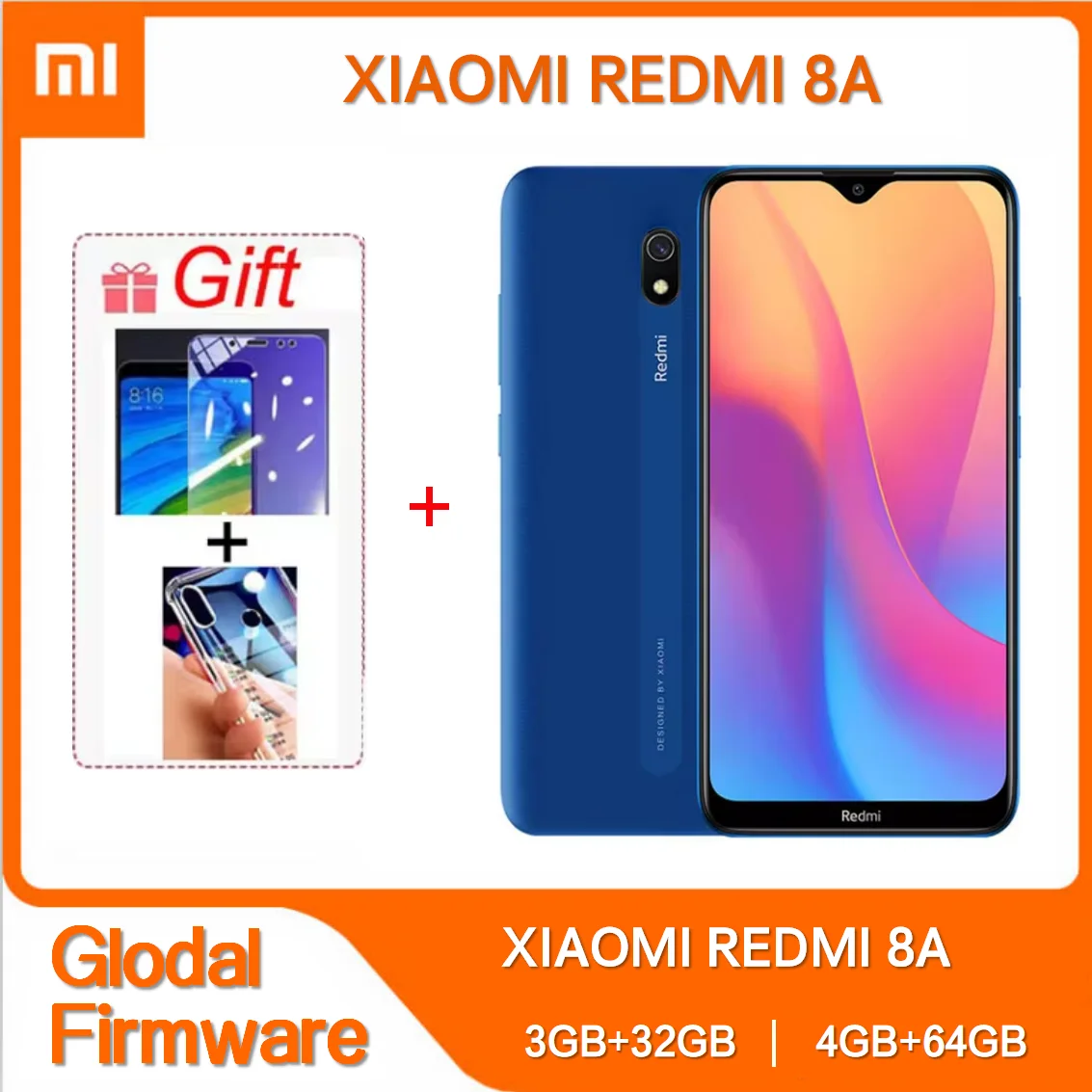Original-Xiaomi-Redmi-8A-4GB-64GB-Mobile-Phone-Battery-5000mAh ...