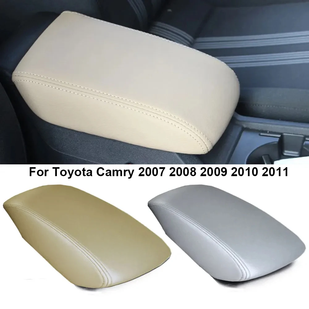 Leather Car Center Console Lid Armrest Cover Cap Skin Trim Protector For Toyota Camry 2007 2008 2009 2010 2011 Accessories Armrests AliExpress