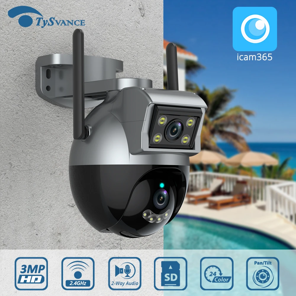 HD-3MP-Dual-Lens-MINI-PTZ-Wifi-Camera-Outdoor-Auto-Tracking-CCTV-Home ...