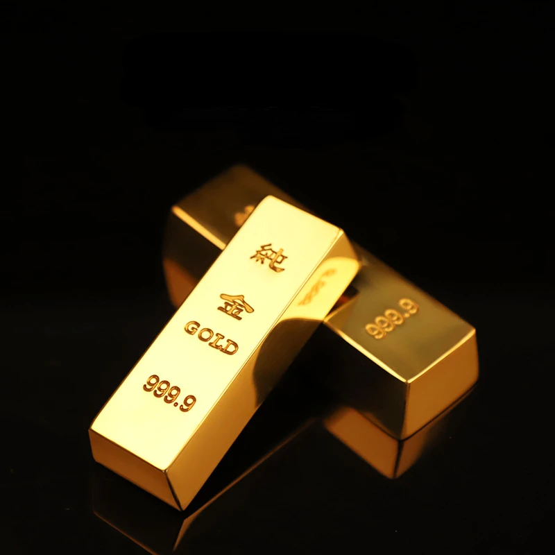 Pure-Copper-Imitation-Gold-Bar-Fake-Gold-Bar-Ingot-Brass-Solid-Props ...