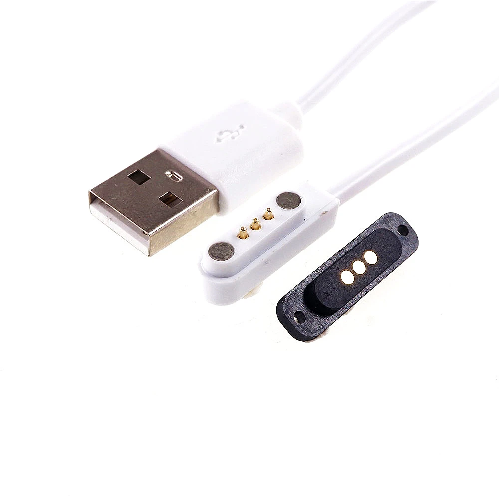 1 Set Magnetic Pogo Pin Cable Connector 3 Pole Pitch 2.3 MM Male Female ...