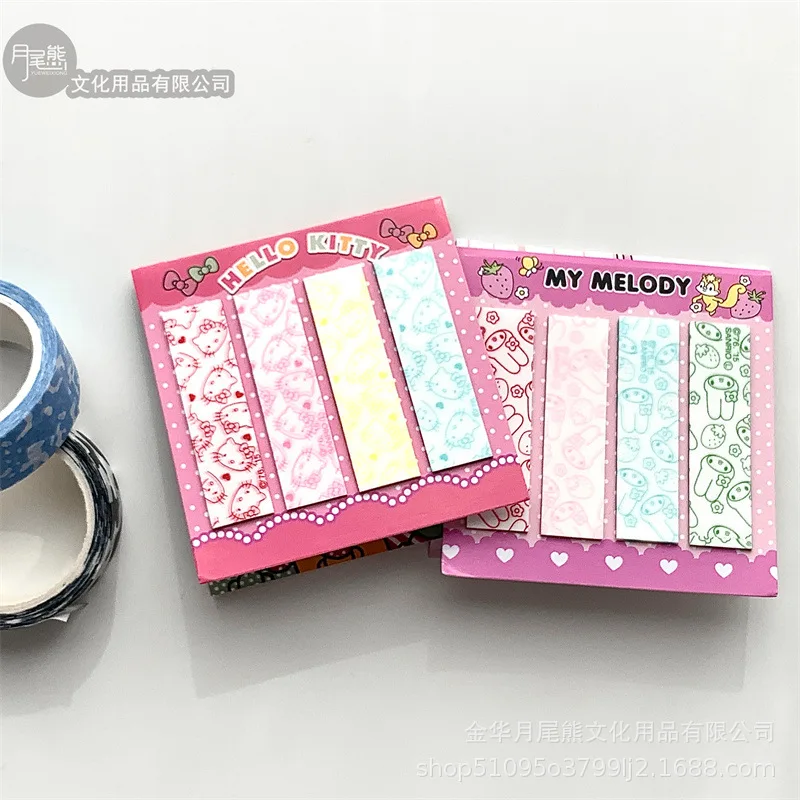 80-Pieces-Sanrio-Sleeve-Index-Sticker-Kawaii-Hello-Kitty-Melody-Trumpet ...