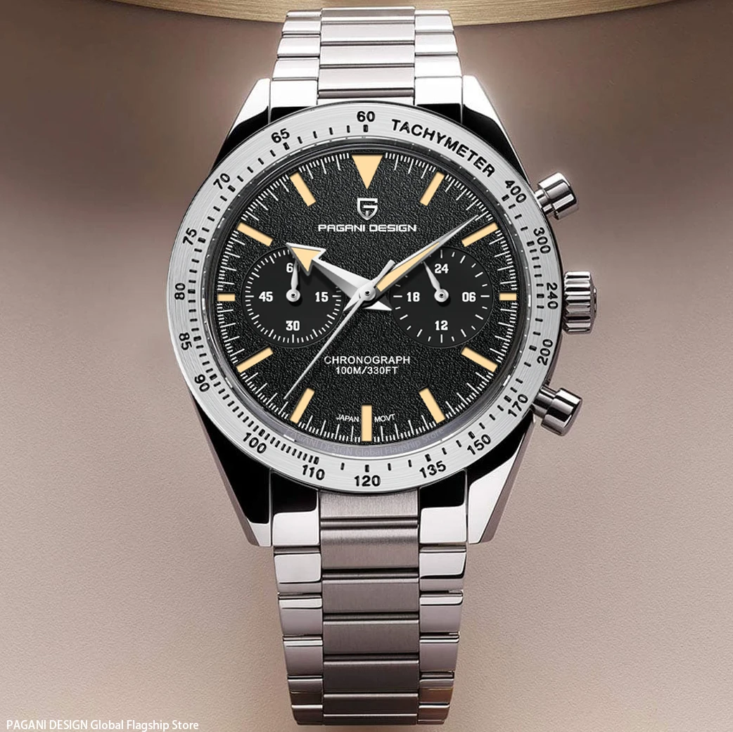 PAGANI-DESIGN-Moon-Watch-Wide-Arrow-1957-Retro-Luxury-Quartz-Watch-For ...