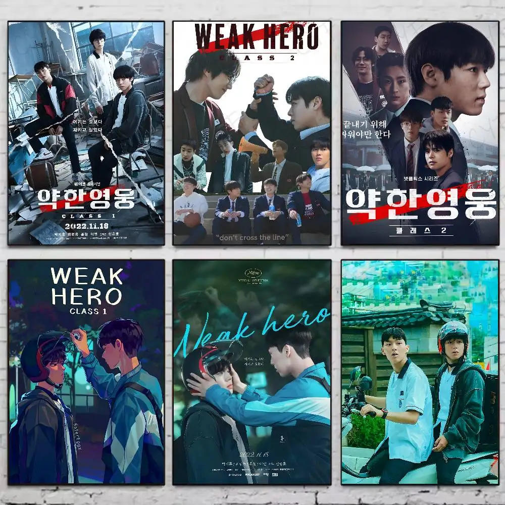 Korean Tv Series W-Weak Hero Class 1 2 Poster High Quality Dorm Living ...