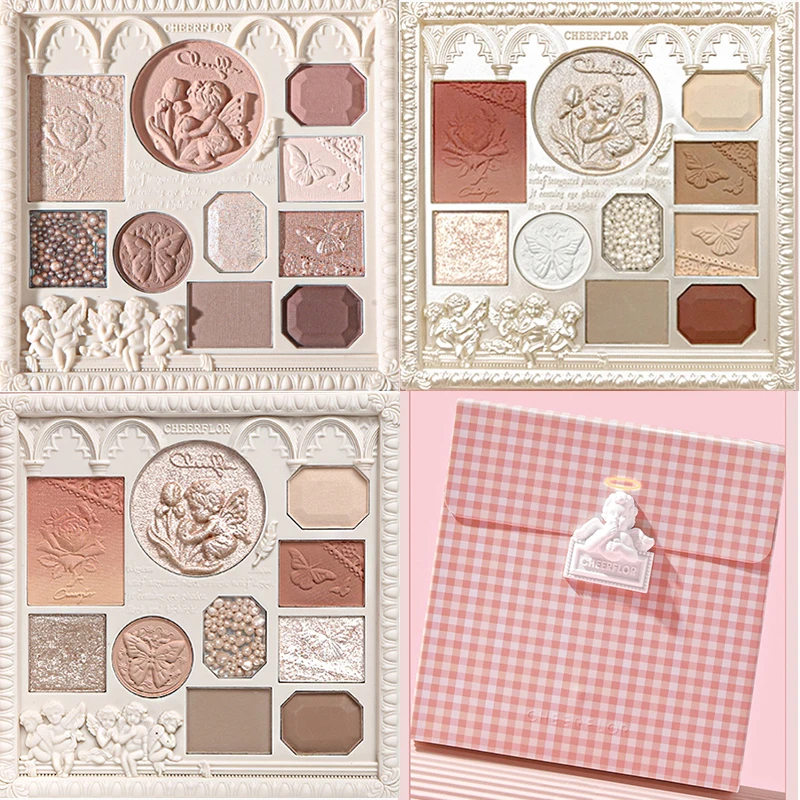 New Angel Eye Shadow Cheerflor Amusement Embossed Blush Highlight ...