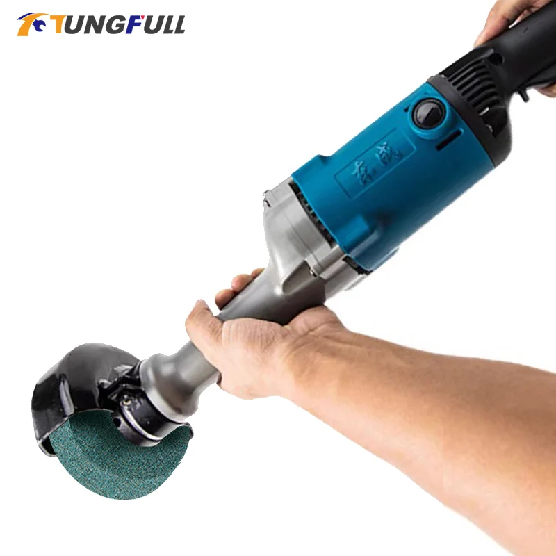 220V Straight Angle Grinder Industrial Metal Polishing Grinding Machine Handheld Electric ...