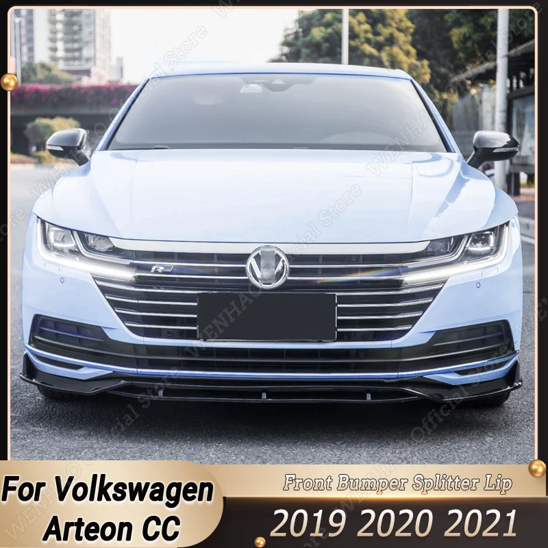Car-Front-Bumper-Lip-Splitter-Spoiler-Diffuser-Guard-Body-Kits-Acessorios-Trim-for-Volkswagen ...