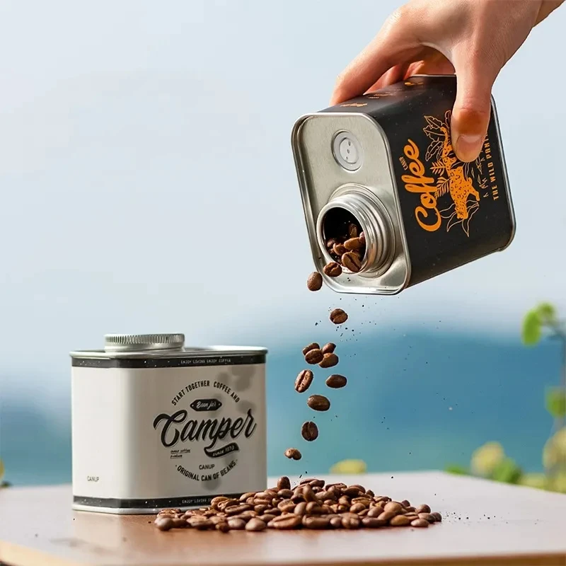 Coffee-Bean-Airtight-Cans-Outdoor-Camping-Tin-Box-Food-grade-Packaging ...