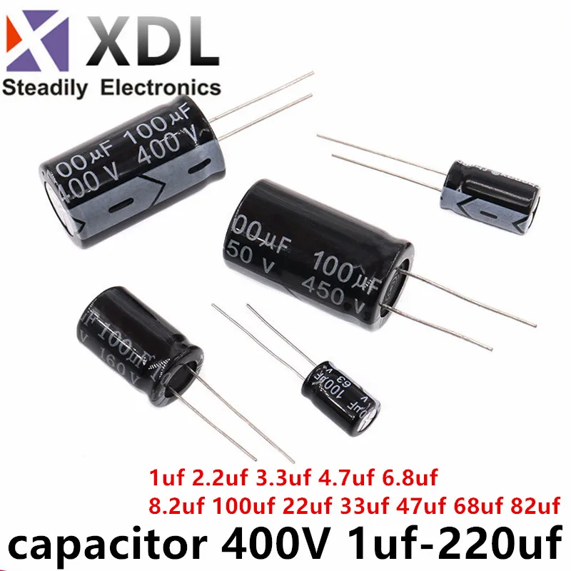 400V 1uf 2.2uf 3.3uf 4.7uf 6.8uf 8.2uf 100uf 22uf 33uf 47uf 68uf 82uf ...