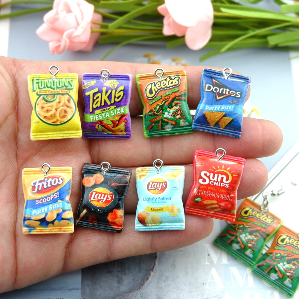 Kawaii-Potato-Chips-Snacks-Charms-for-Jewelry-Making-Earring-Bracelet ...