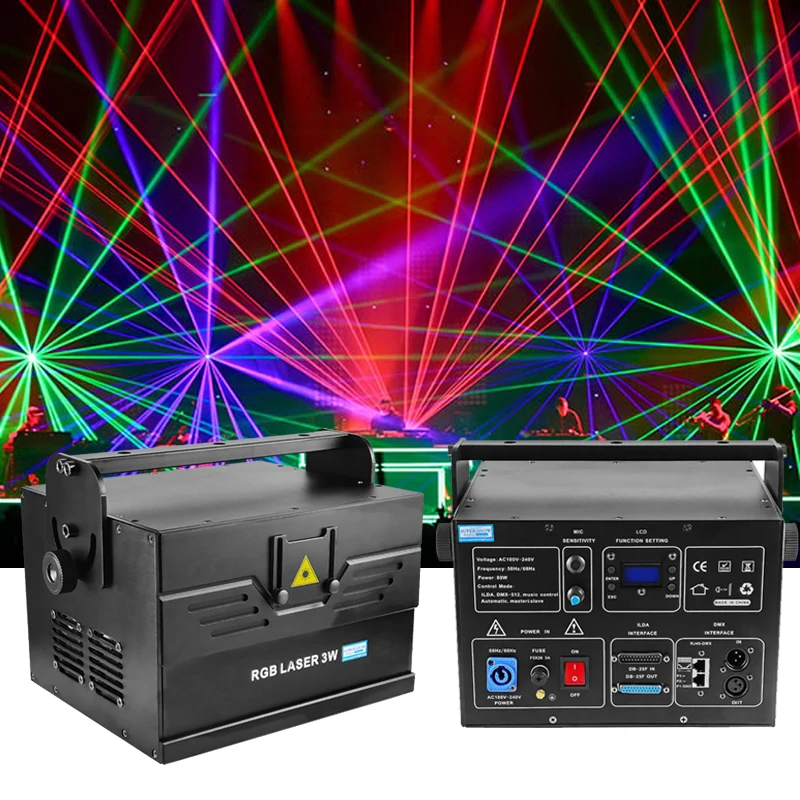 3w ilda 3d scan estágio laser luz festa de casamento profissão feixe ...