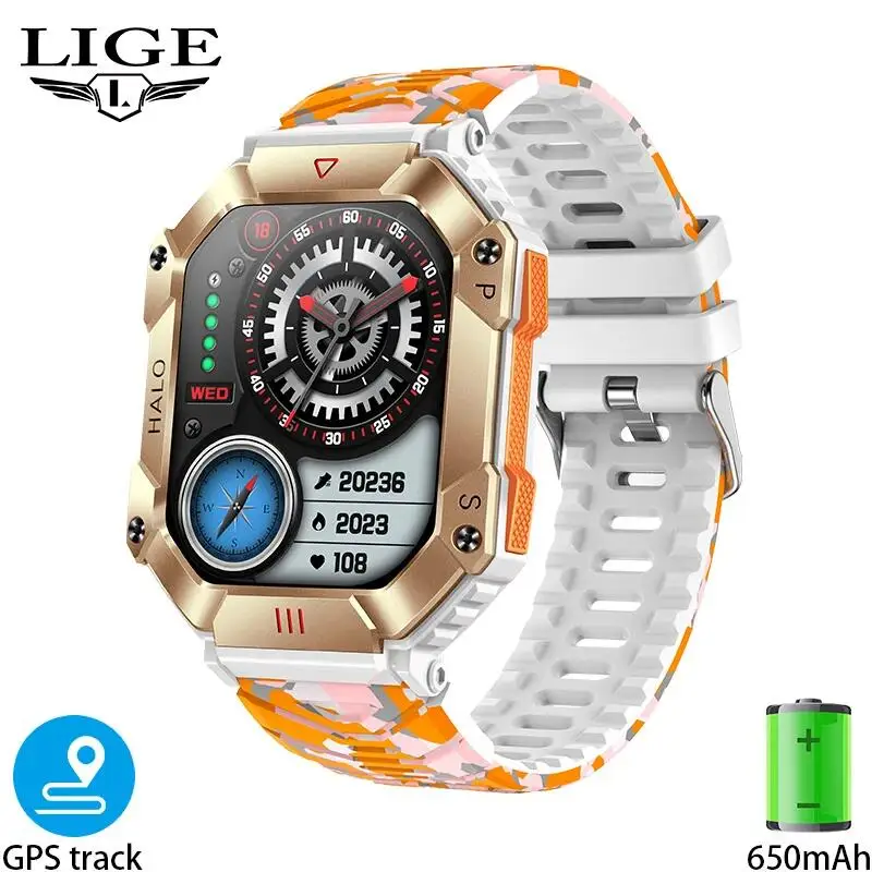 LIGE-GPS-Smart-Watch-For-Android-IOS-Fitness-Outdoor-Sport-Bluetooth ...
