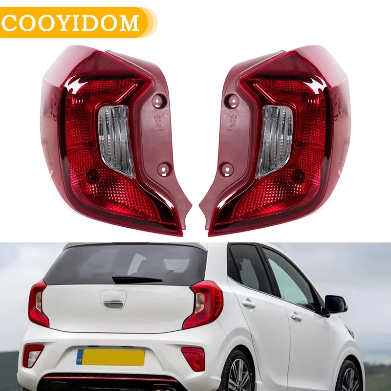 Car Tail Light For Kia Picanto 2017 2018 2019 Rear Stop Brake Lights ...