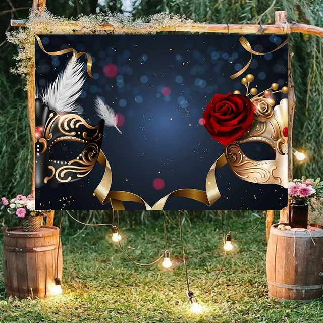 Masquerade Backdrop Photography