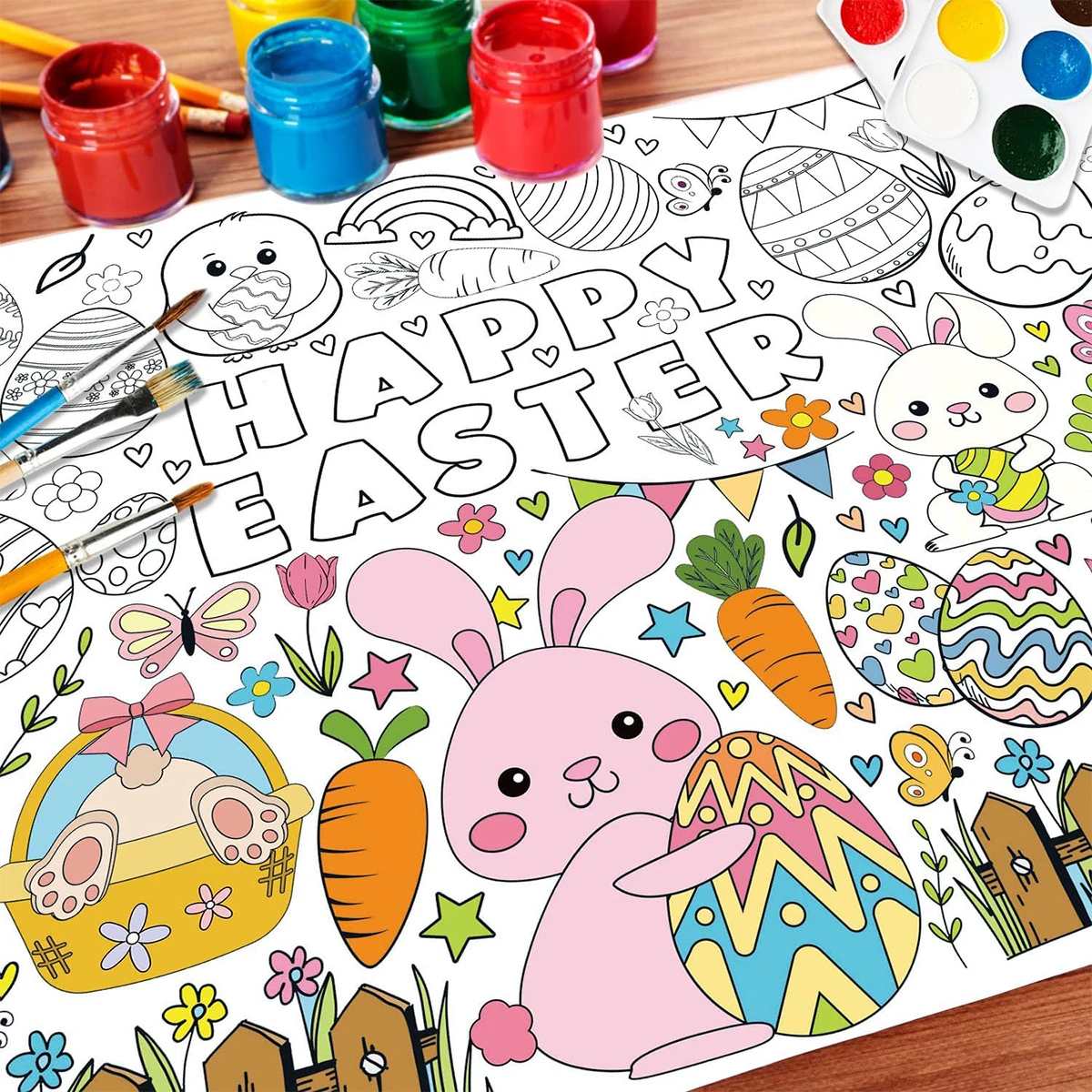 Easter-Graffiti-Poster-Wall-Background-Decorations-Large-Disposable ...