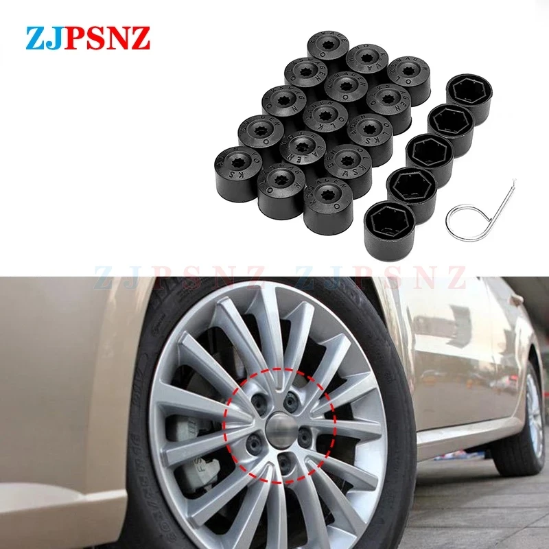Sport Accessories 20PCS Car Wheel Lug Nut Covers 17mm Auto Tire Bolt ...