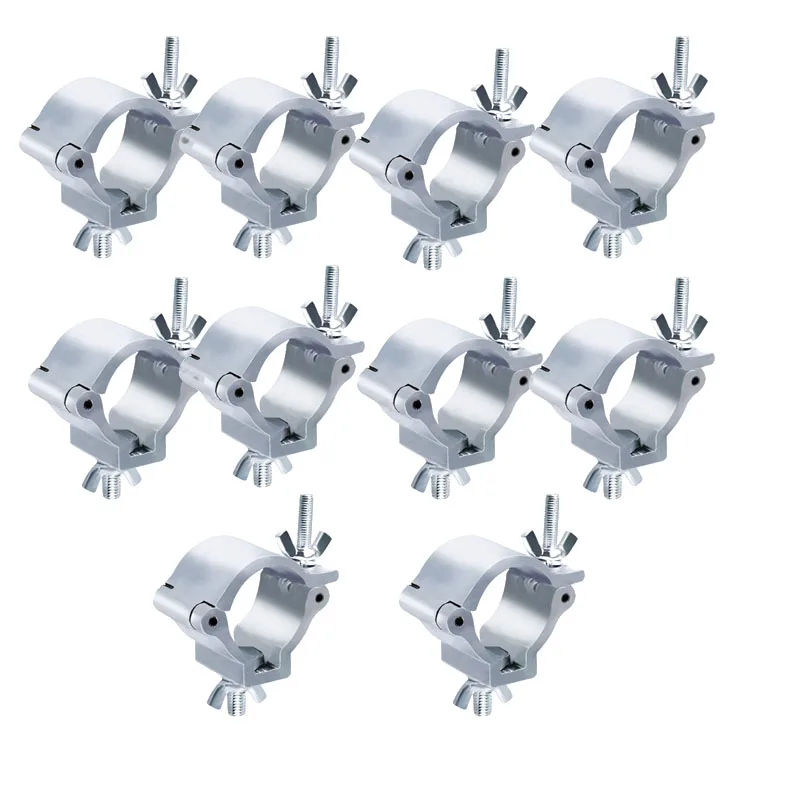 10pcs-lot-Aluminum-Stage-Lights-Truss-Clamp-DJ-Light-Clamps-Hooks-For ...