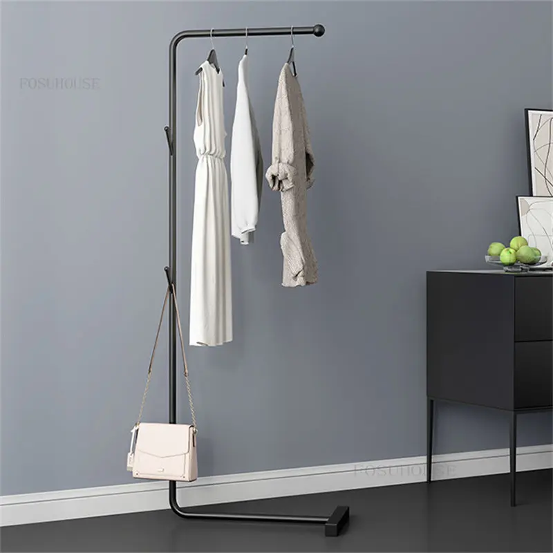 Modern-Metal-Coat-Racks-Household-Simple-Coat-Hanger-Floor-Bedroom ...