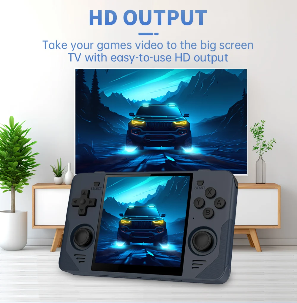 16G NO GAME - Rouge - Console de jeu vidéo rétro portable, JELOS ...