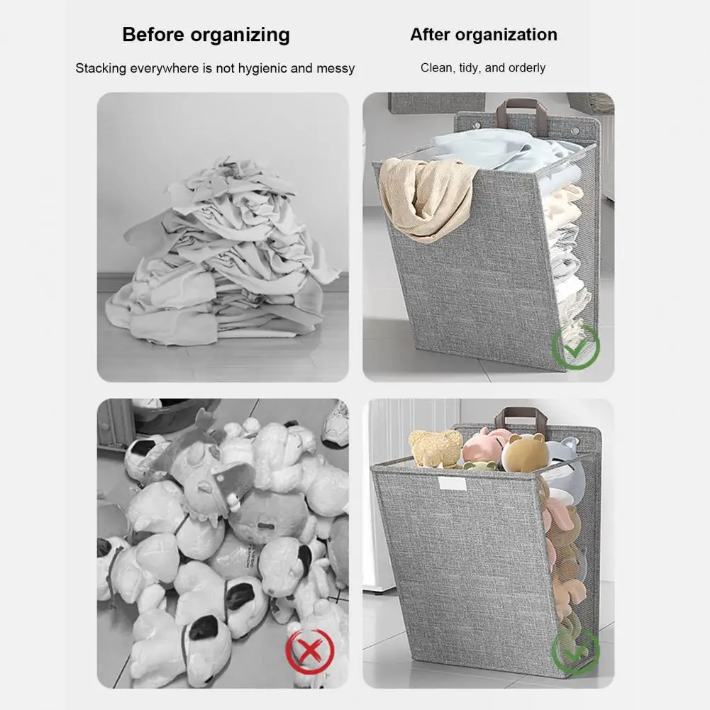 Dirty-Clothes-Basket-Space-saving-Laundry-Basket-Foldable-Wall-Hanging ...