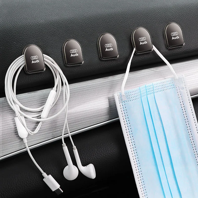 2pcs-Metal-Car-Small-Hooks-Hanger-Organizer-Accessories-For-Audi-Sline ...