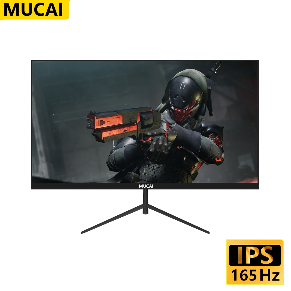 Mucai 24 Inch Monitor 144hz Ips Display Fhd 165hz Desktop Pc Flat Panel Gaming Computer Screen ...