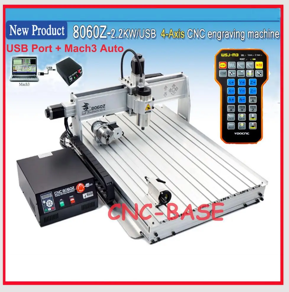 4 Axis 800 600 110mm Cnc Router 2 2kw Spindle Cnc Engraver Wood Carving