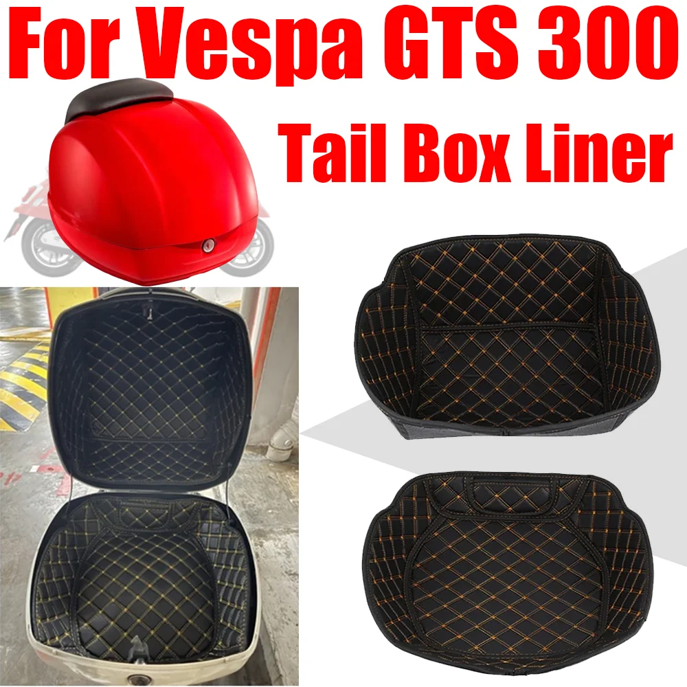 For-VESPA-GTS-300-GTS300-Motorcycle-Accessories-Trunk-Case-Liner-Rear ...