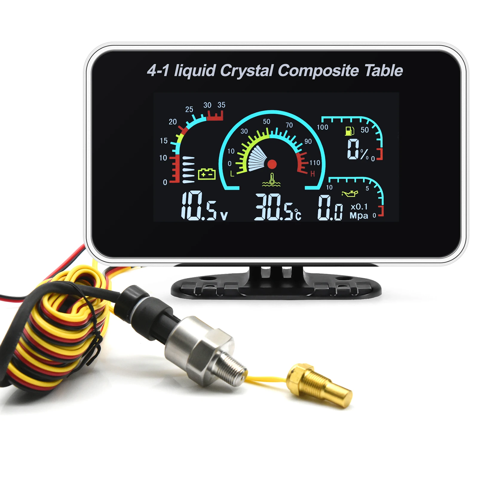 Multi-function Instrument 5-in-1 Car Gauge Cluster - Tachometer, Fuel ...