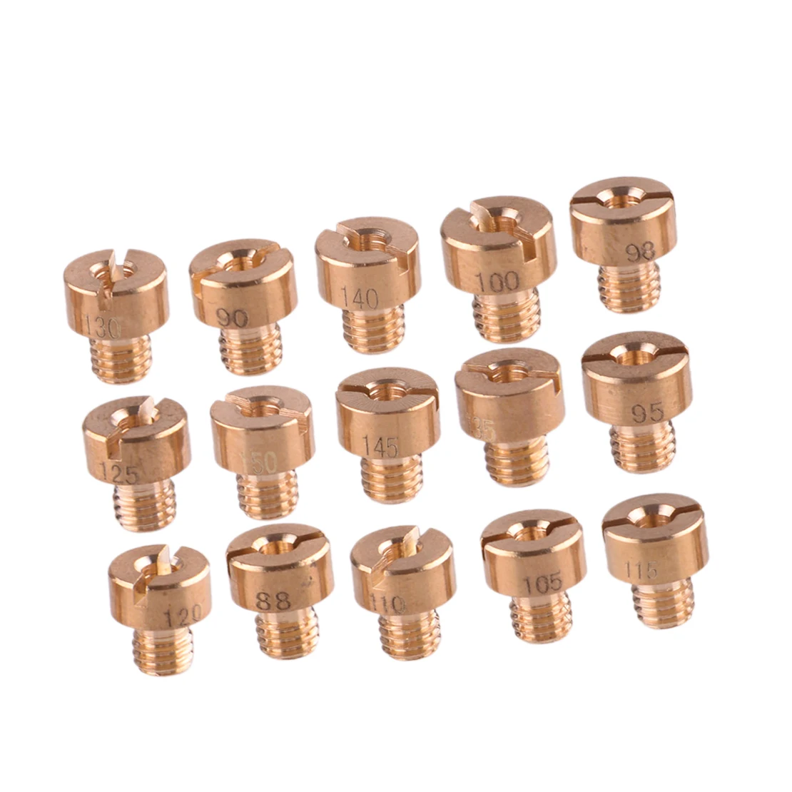 15Pcs Carburetor Main Jet Kit Fit For Mikuni VM22 VM24 VM26 VM30 Carb ...