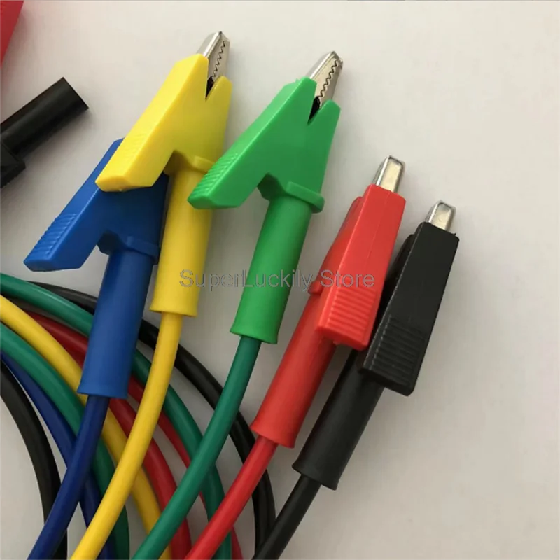 High Pressure 1Meter Dual Head Alligator Clips Wire Jumper Crocodile ...
