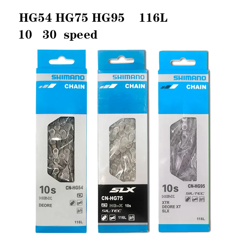 10-30-Speed-Bicycle-Chains-HG54-HG75-HG95-116-Links-MTB-Road-Racing ...