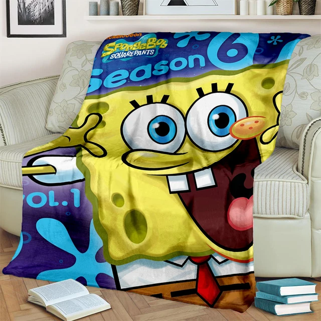 Spongebob Blanket And Pillow
