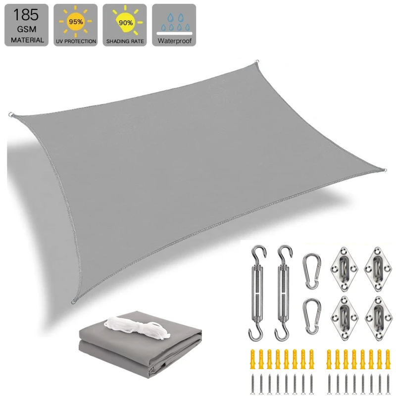 Waterproof-Shade-Sail-Sun-Shade-for-Garden-Pool-Car-Outdoor-Garden ...