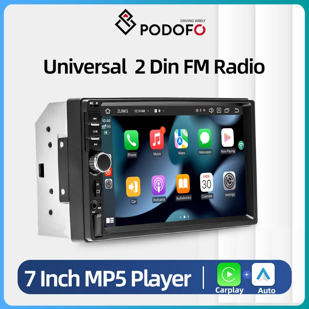 Podofo-Car-Radio-Autoradio-2Din-7-HD-Car-Multimedia-player-Audio-Stereo ...