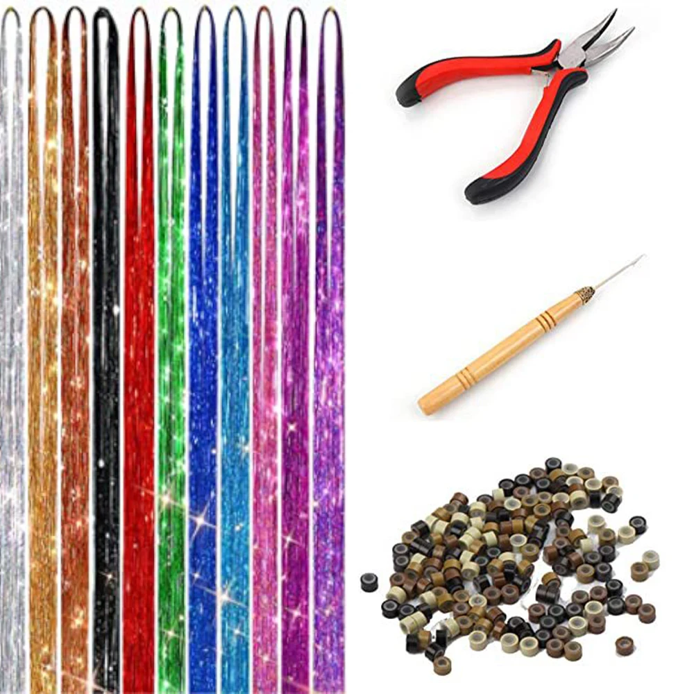 MISSQUEEN-synthesis-16-Colors-22inch-Shiny-thread-Extensions-For-women ...