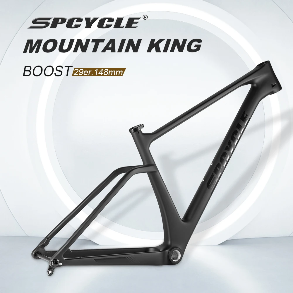 Spcycle-M016-Carbon-29er-Mountain-Bike-Frame-Head-Tube-67-Degrees-148x12mm-Boost-BSA73-Disc ...