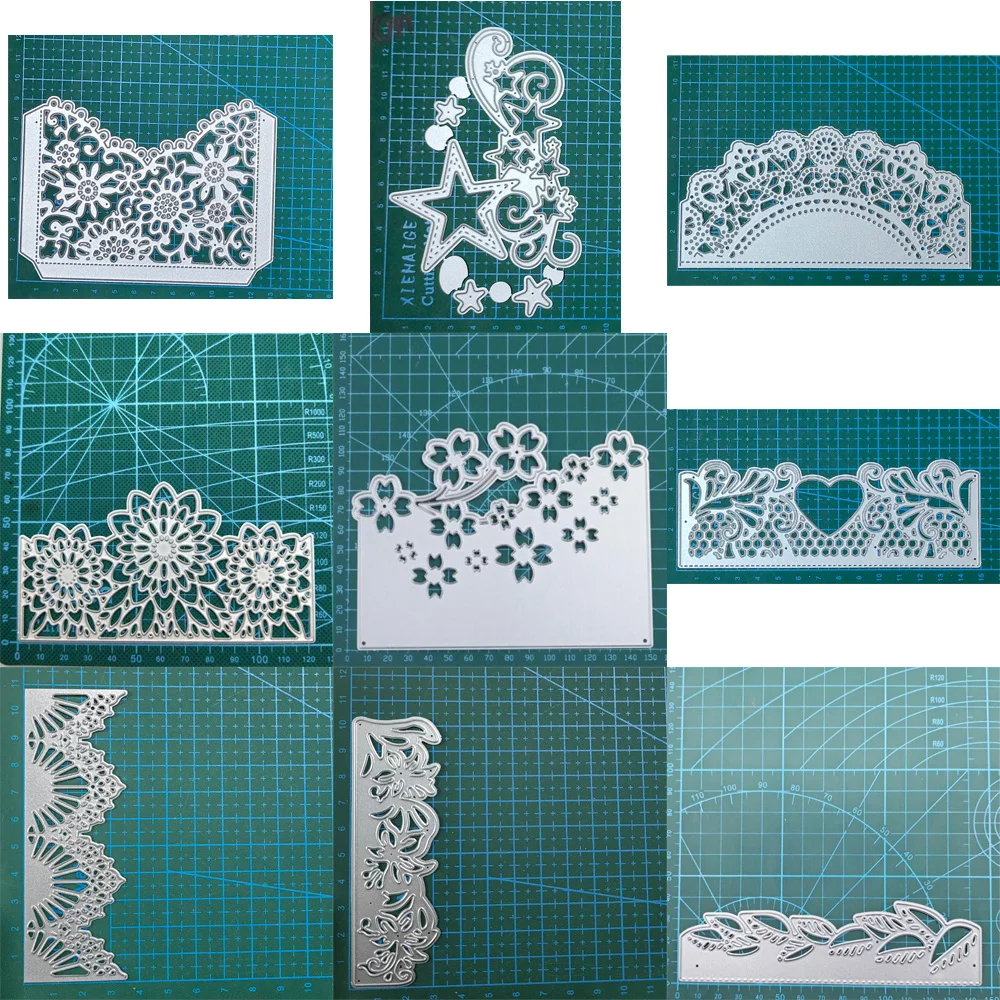Greeting card lace Metal Cutting Dies for Diy Scrapbooking Embossing ...