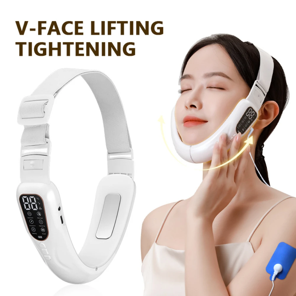 Skin-Care-EMS-Electric-Facial-Massager-Face-Slimming-Machine-V-Line ...