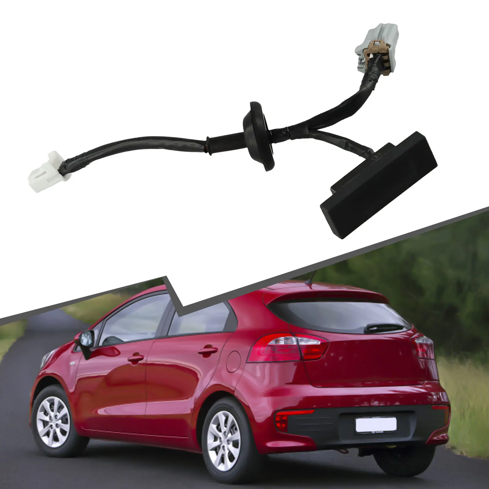 Poignée de bouton de commutation de porte de coffre, pour Kia pour Rio ...