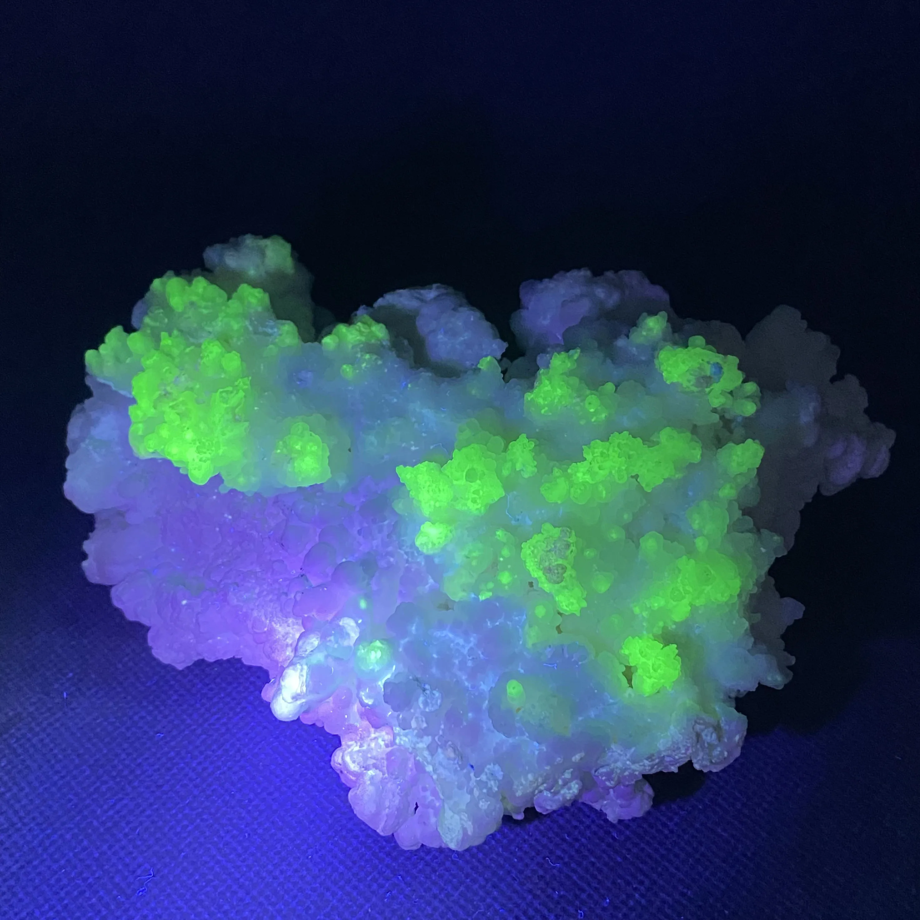 Natural hydrozincite Mineral specimen stone Crystal flower mineral ...