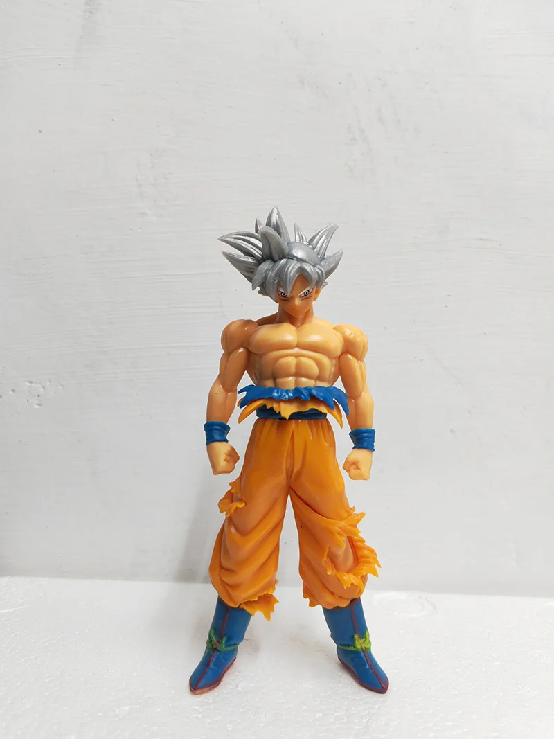 Dragon Ball Z Super Saiyan Silver Goku Gk Action Figure Anime Figurine Model Ultra Instinct Dbz