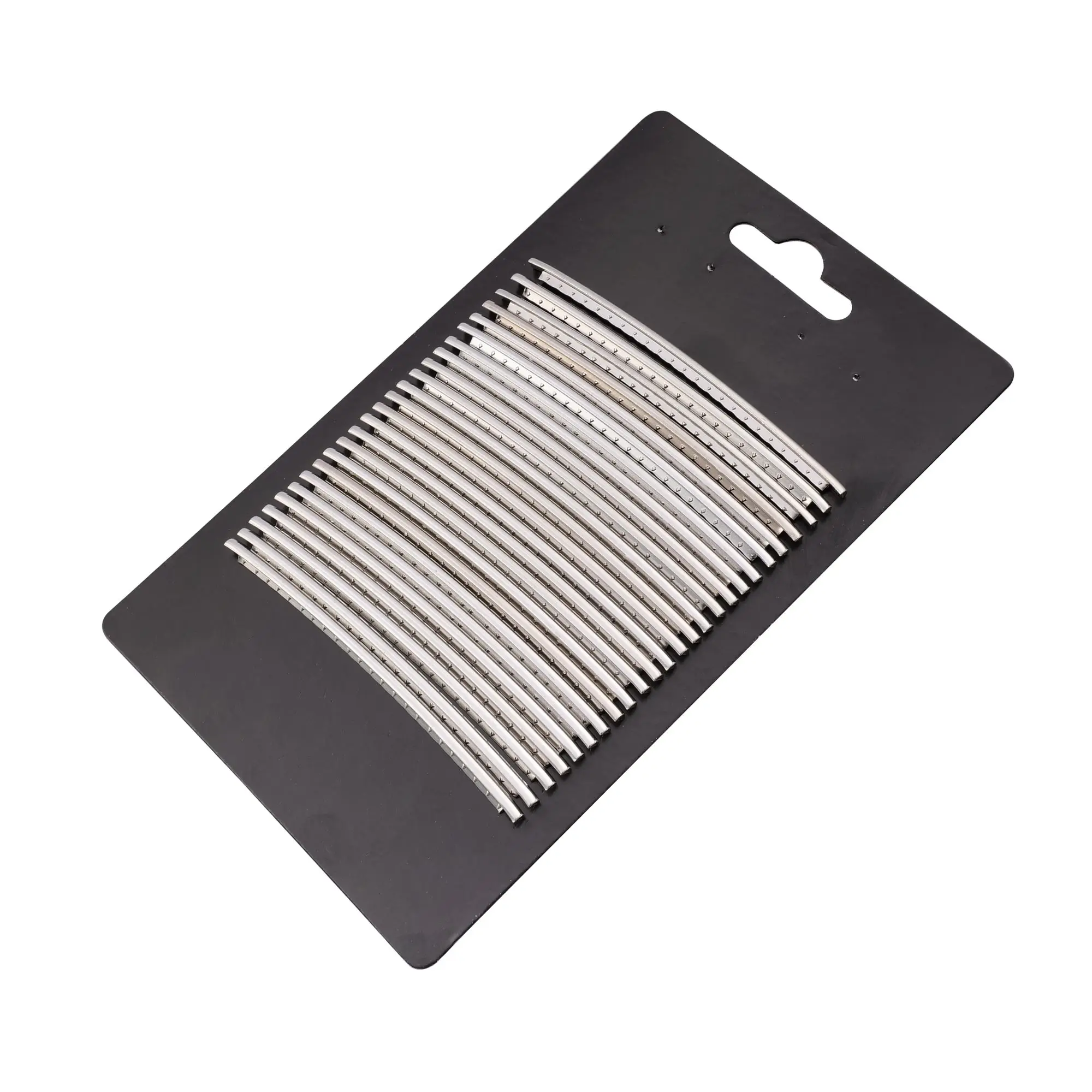 Musiclily Stainless Steel 2.9mm 24 Frets Guitar Fret Wire Set, Chrome ...