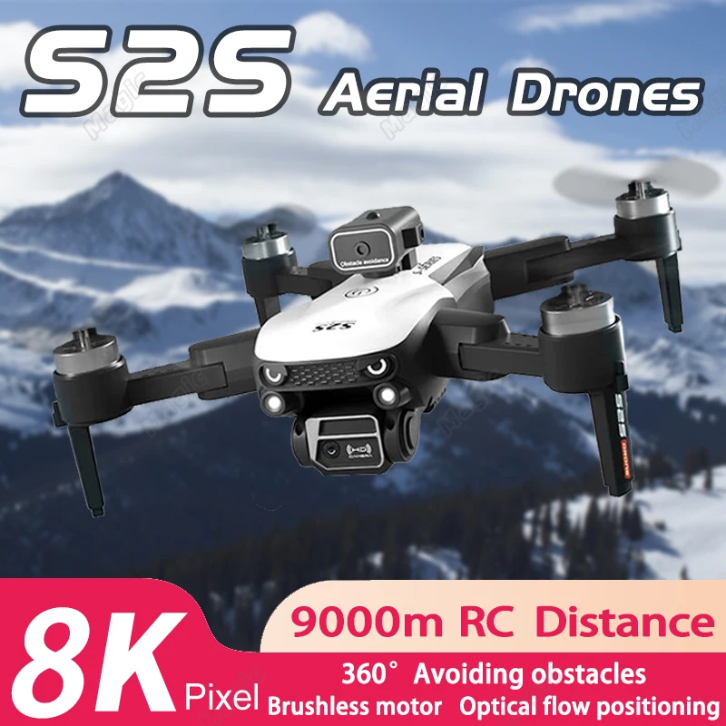 S2S-Drone-8K-HD-Dual-Camera-Brushless-Motor-Obstacle-Avoidance-Smart ...