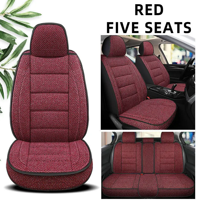 2024-hot-Linen-Car-Seat-Cover-Protector-Flax-Front-or-Rear-Seat-Back ...